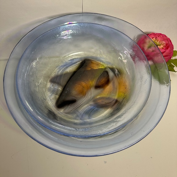 Kitchen | Vintage Blue Tint Glass Bowls Set Of 2 | Poshmark